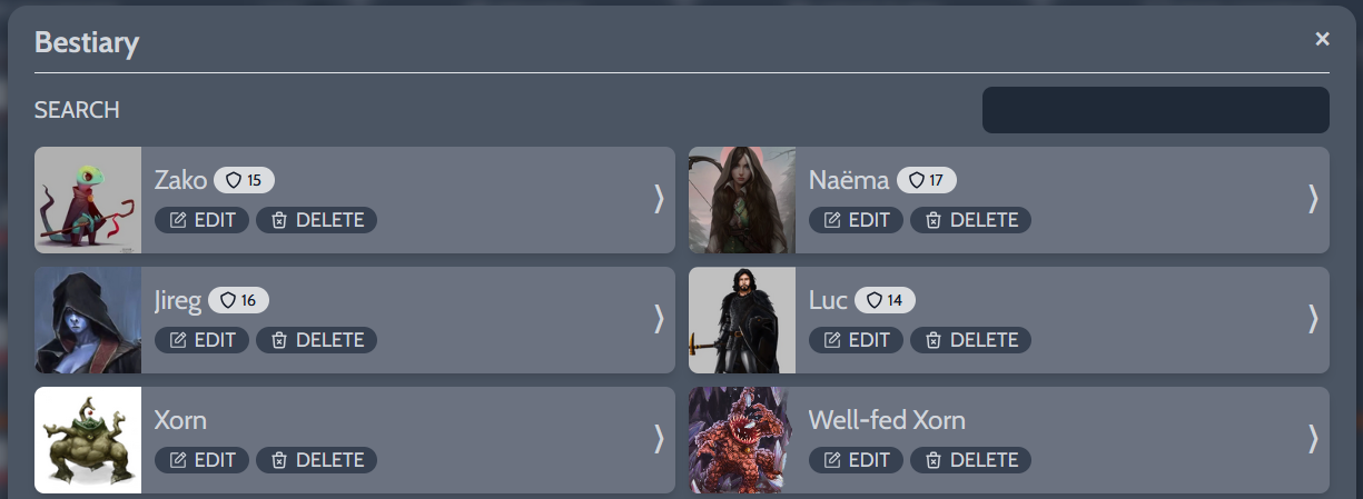 Battle Scroll | Initiative Tracker