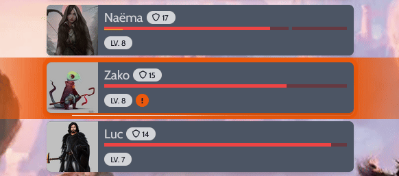 Battle Scroll | Initiative Tracker
